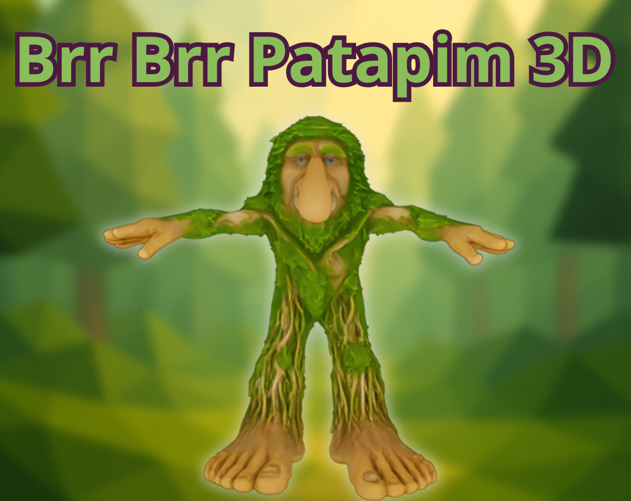 Brr Brr Patapim 3D Character animated by KAG3D Brr Brr Patapim 3D Character animated by KAG3D