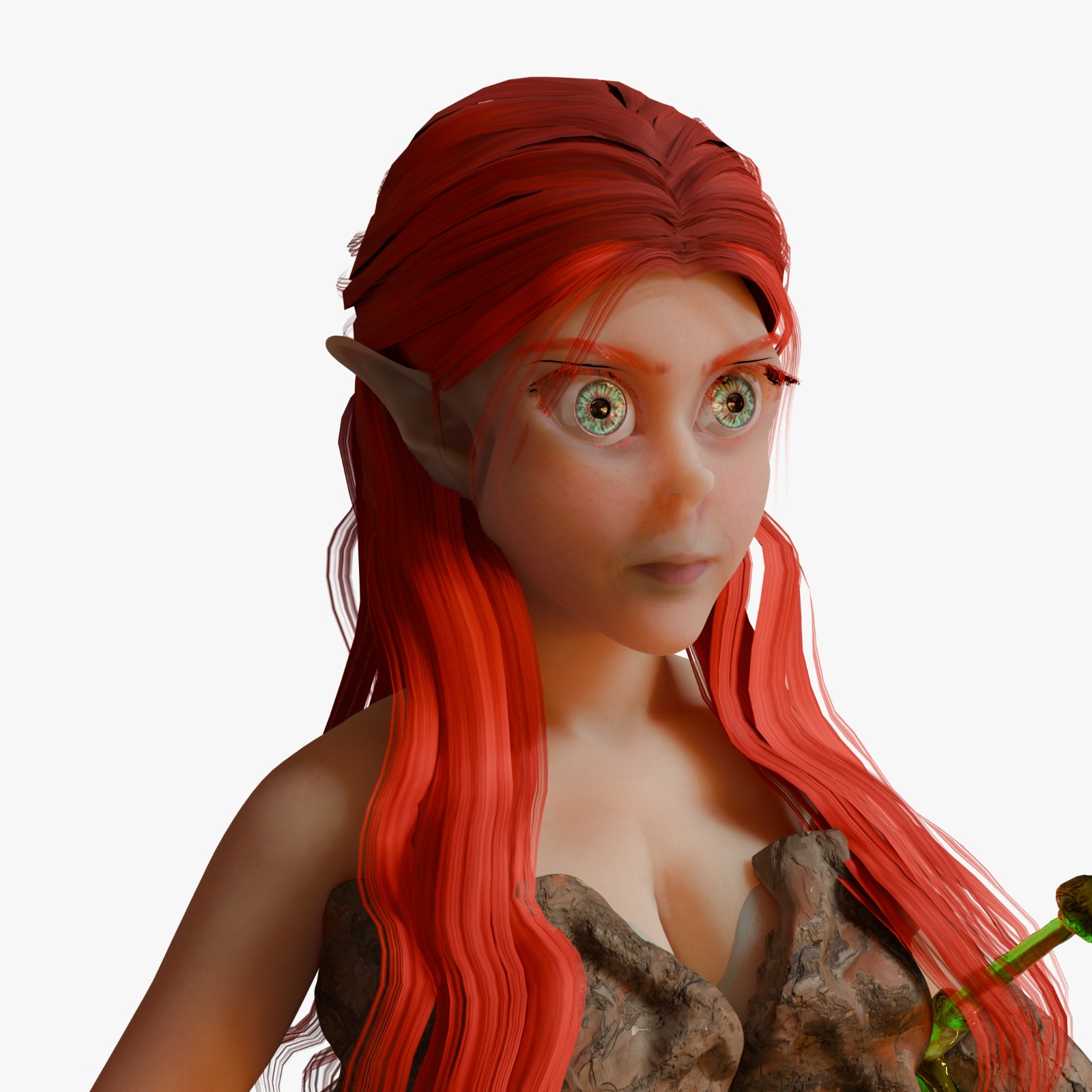Forest Elf Warrior - Rigged Fantasy Character Model for Unreal Engine & Blender by Sai Pranav ...
