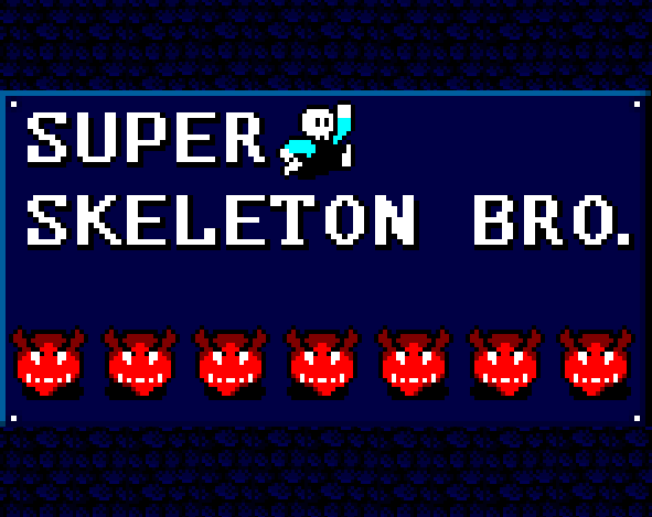Super Skeleton Bro by TheMoonTastesLikeMySocks