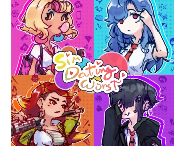 Simulator Dating Worst by MDA, SlyanArt for “Worst Visual Novel Ever ...