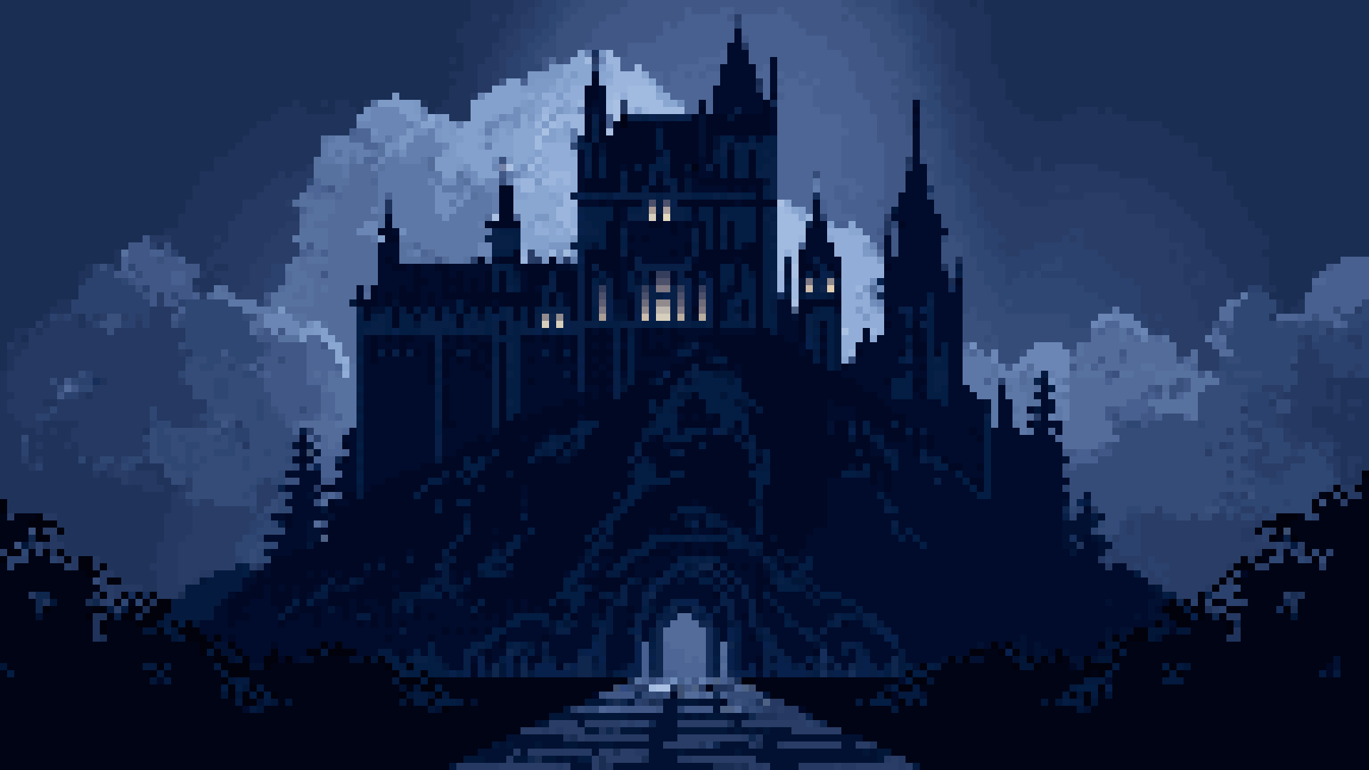 Dark Gothic Castle: Castle of Lost Shadows + Entrance Sprite | Free ...
