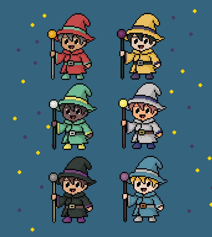 New Mage Colors! - itch.io