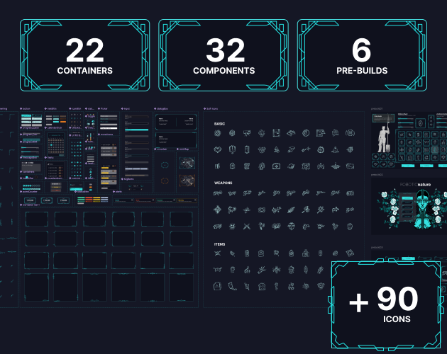 Hyper Drift - UI Kit by createdbyjerry