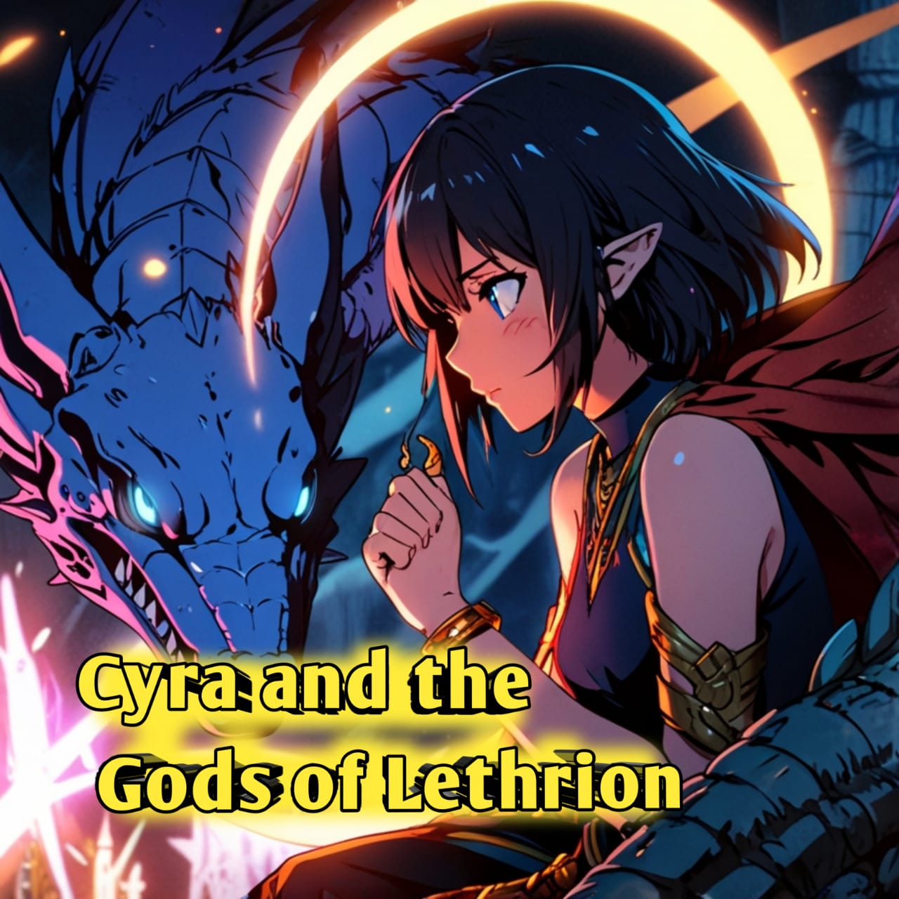 Cyra and the Gods of Lethrion - Fantasy short story book by NP TextGamer
