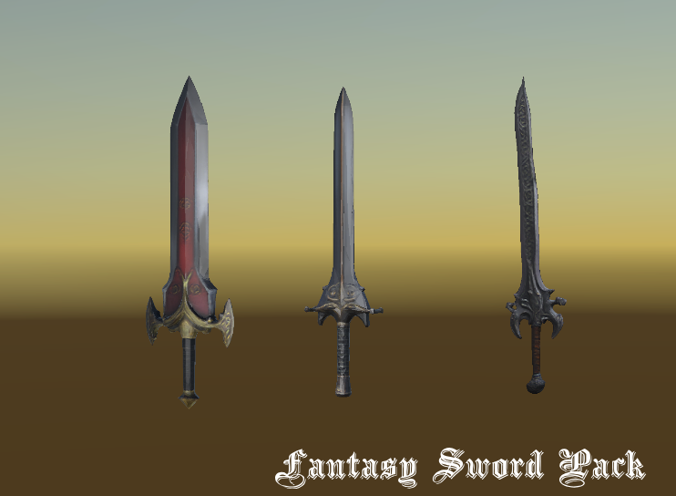 Fantasy Sword Pack by The Apophis