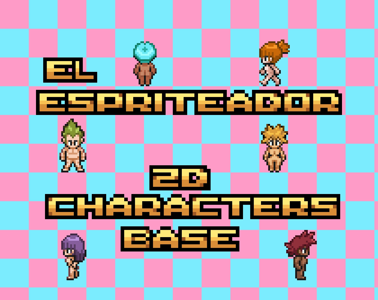 Classic Characters Base 2D by El Espriteador