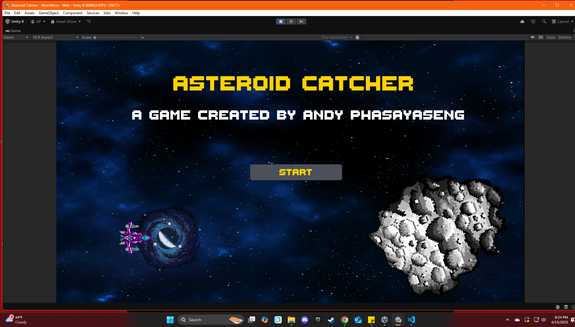 Asteroid Catcher by RamenExplosionGaming