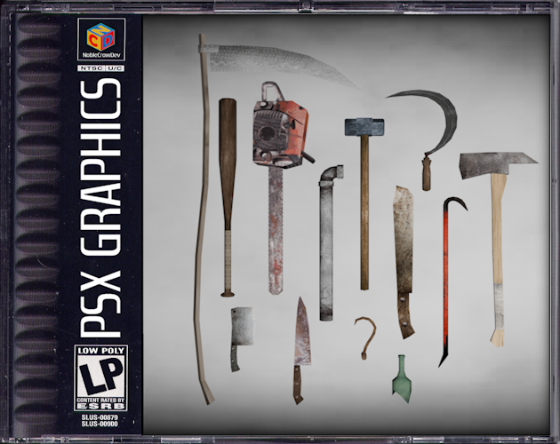 PSX Horror Melee Weapons Pack 1 by NobleCrowDev
