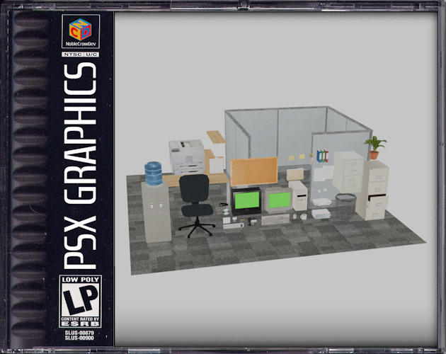 PSX 90s Office Assets by NobleCrowDev