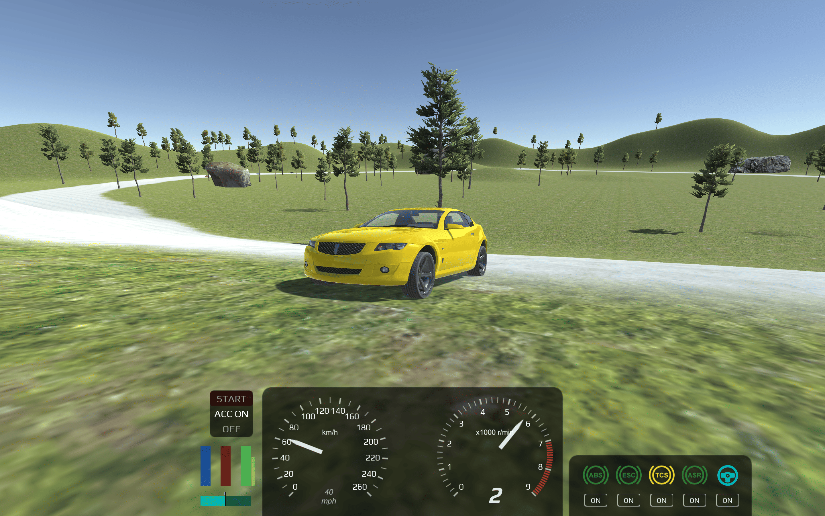 3D Racing Simulator by pixelmart