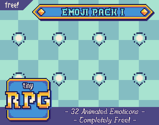 Tiny RPG - Emoji Pack I by tiopalada