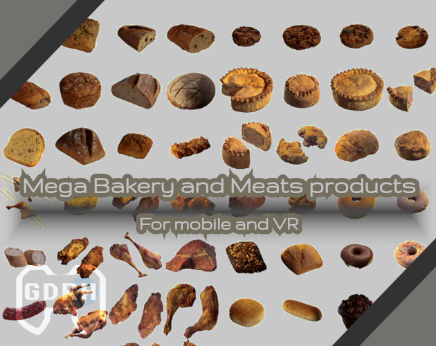 Mega Bakery and Meats products for mobile. by DarkcomDev