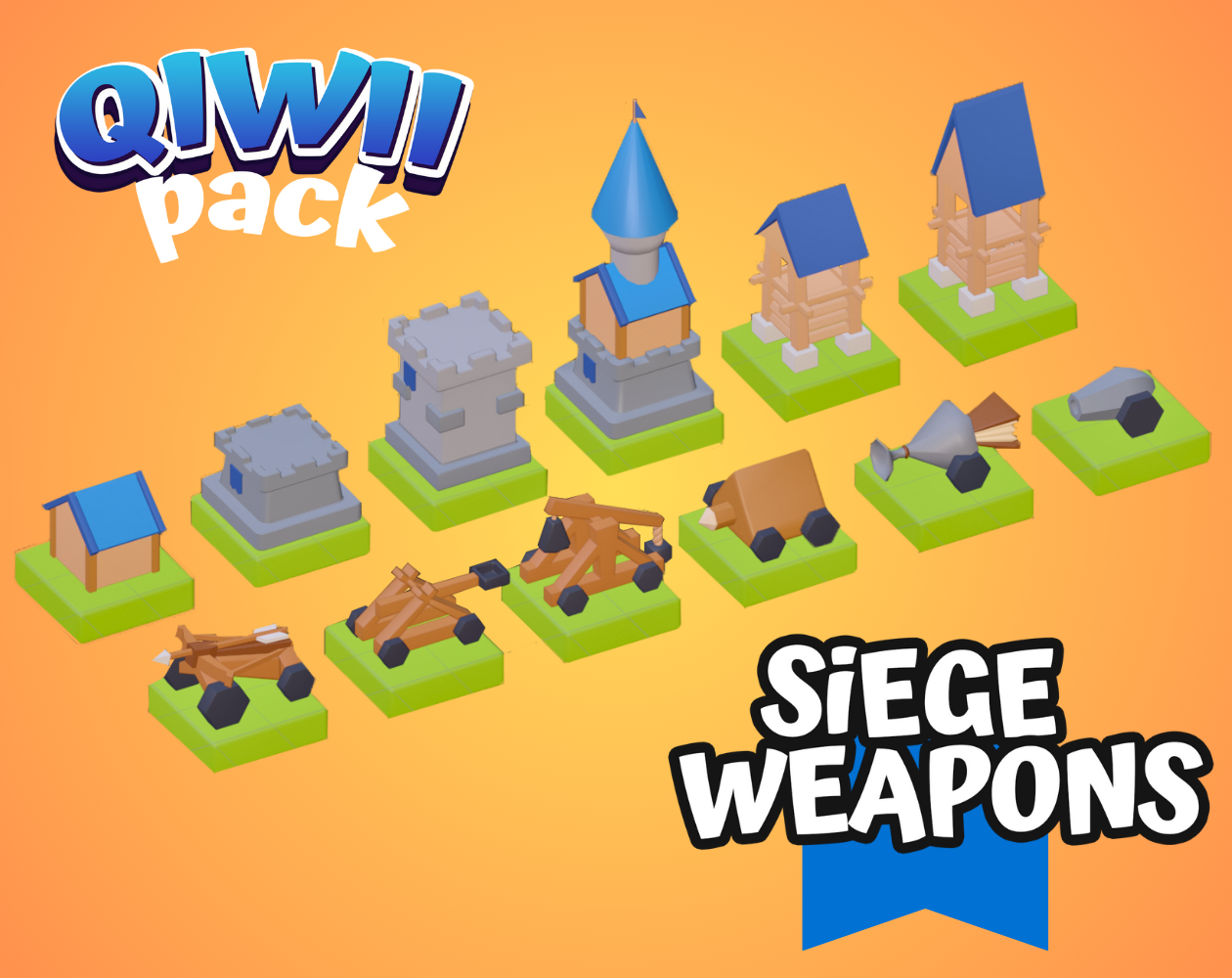 Siege Weapons Game Assets by One Peoples