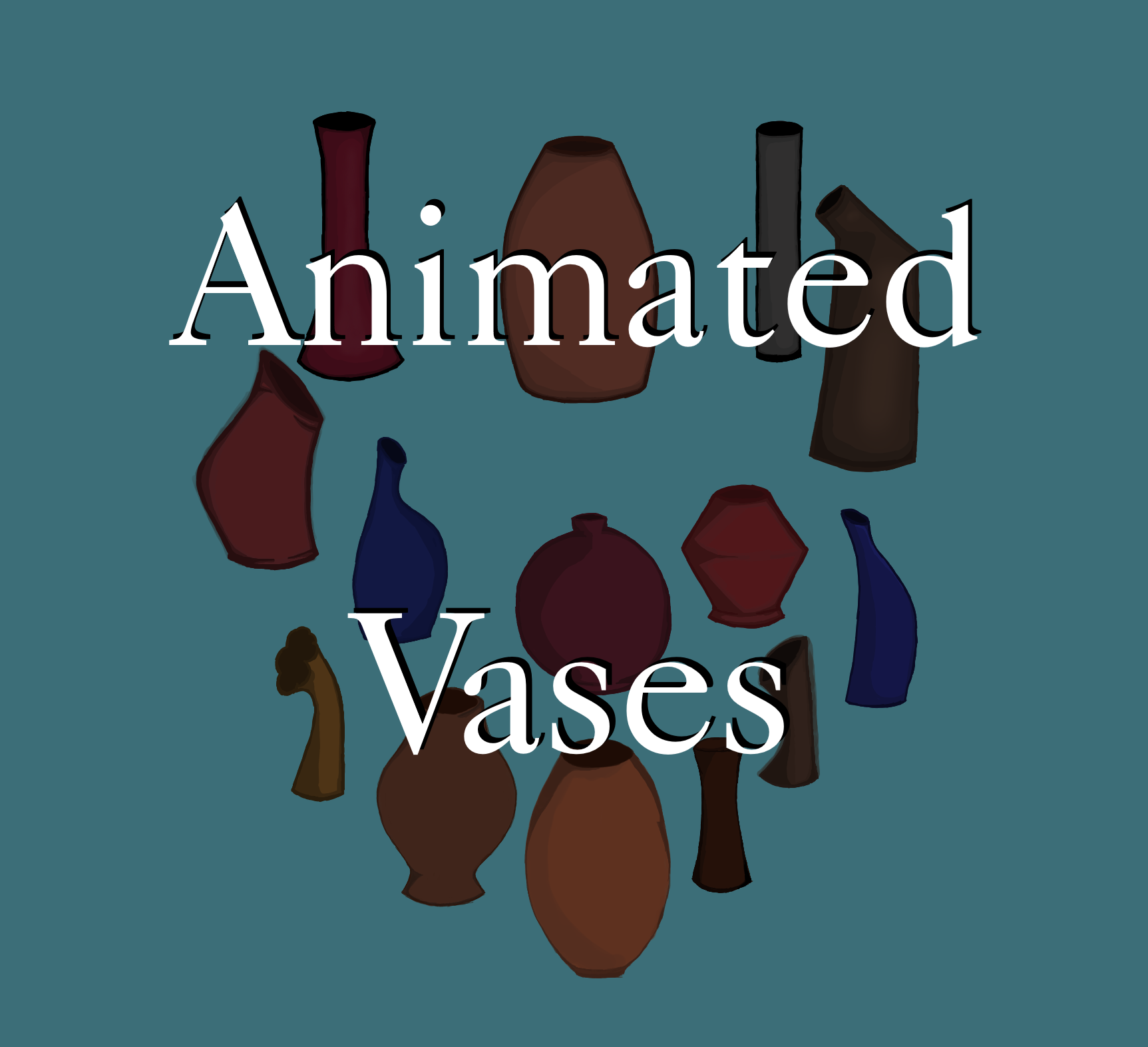 Animated Vases – Pixel Art & HD (14 vases x 11 frames) by Isengreem