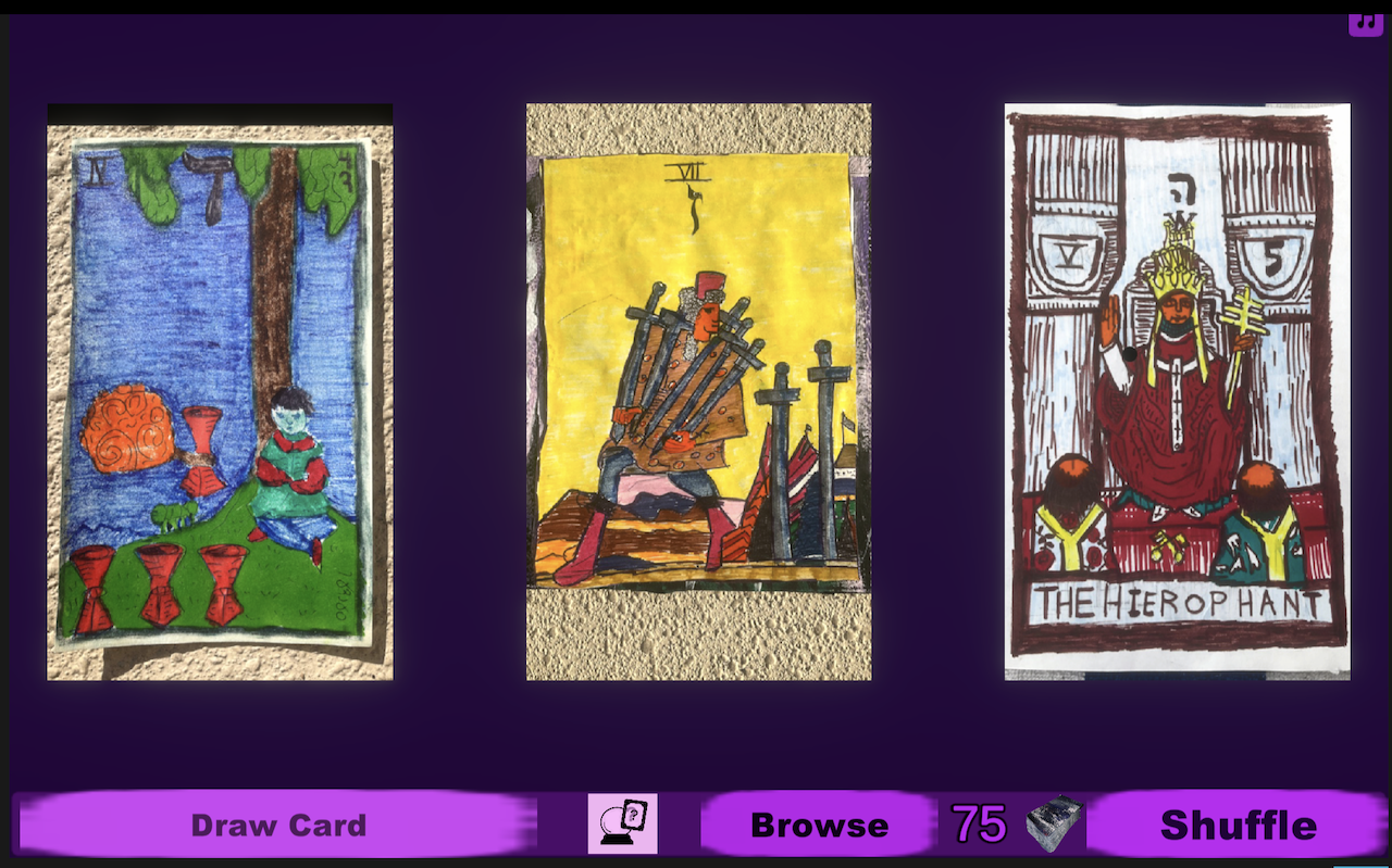 Digital Tarot Deck Complete! - Sender's Tarot Deck by sodabags studios