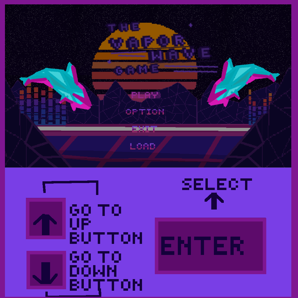 THE VAPORWAVE GAME by Leaf_Cat