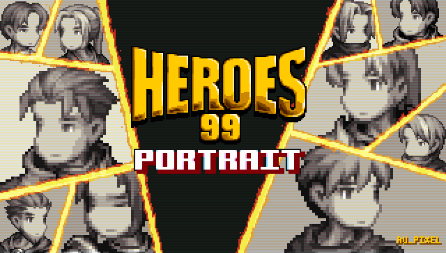 HEROES99 - Customizable RPG Portraits by AU_pixel
