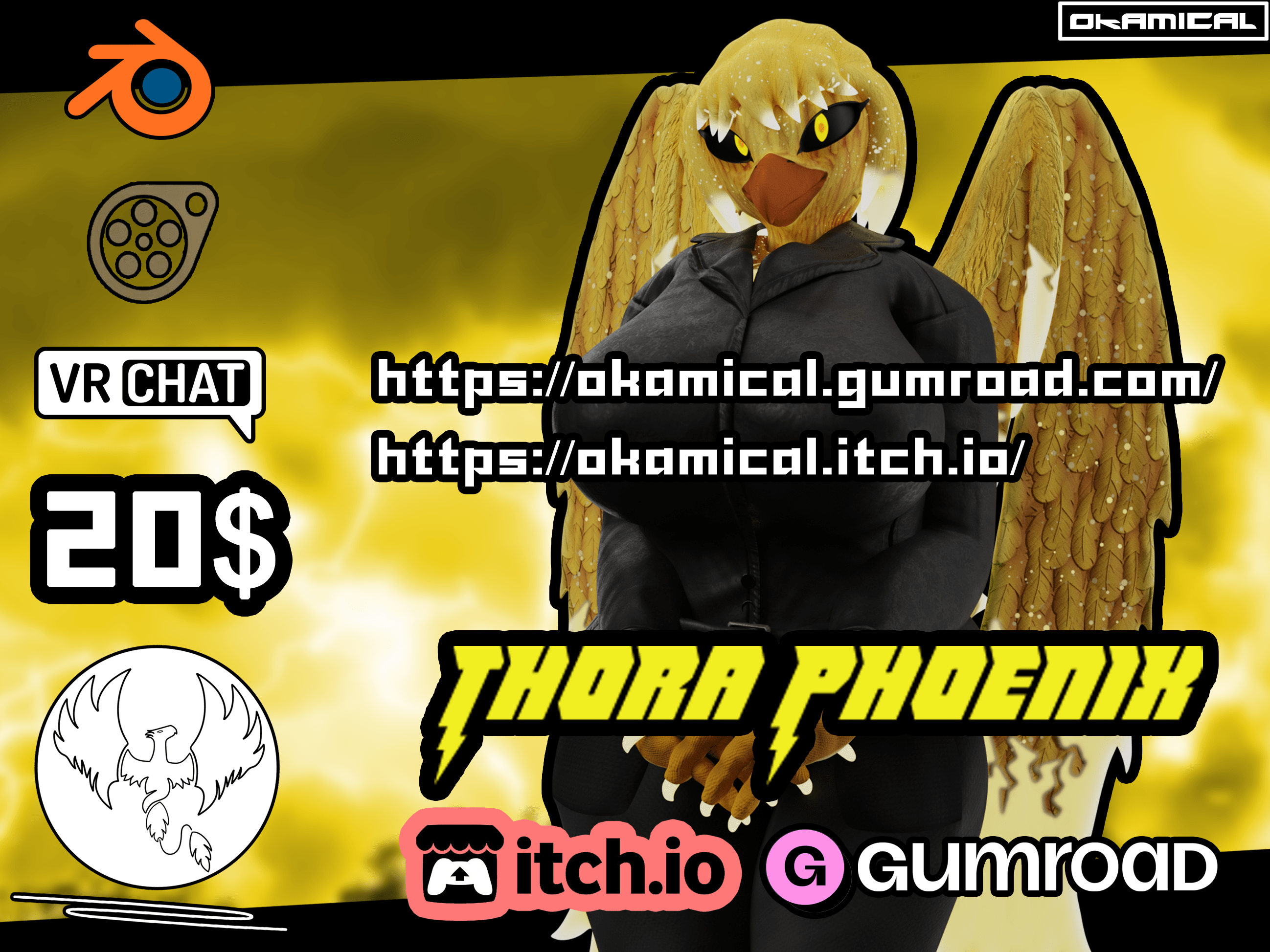 Thora Phoenix (Separate Purchase) by Okamical