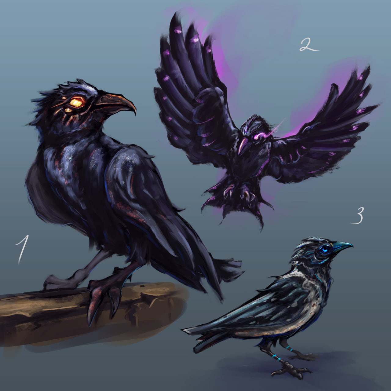 Crow Design Duel: Help Us Choose!🐦 - itch.io