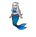 Mermaid Sprite idle & portrait: 2 versions by TheSpriteShop