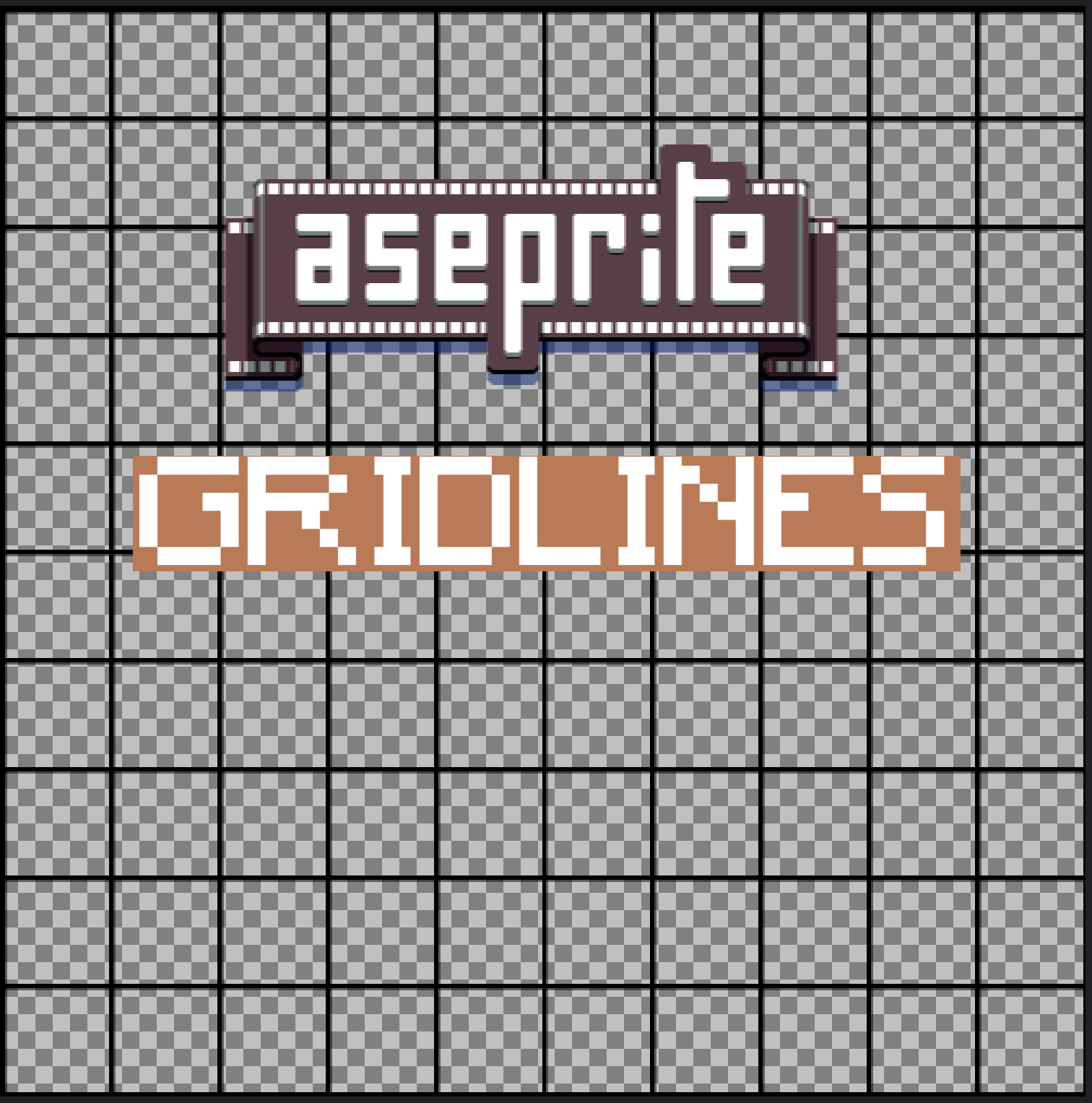 Aseprite Gridlines by mine_less2