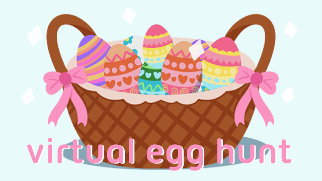 virtual egg hunt by mouseparty