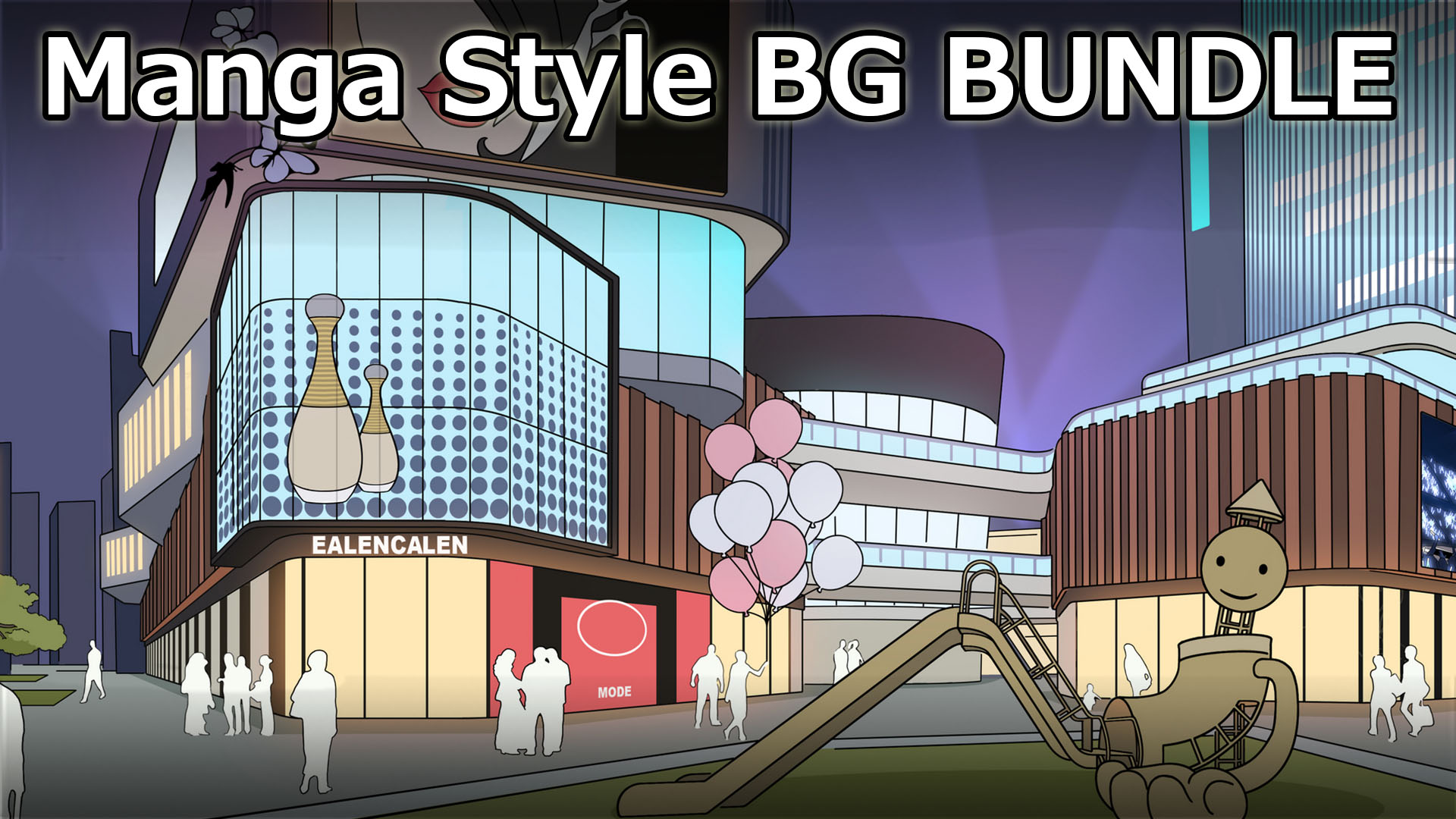 Manga Style BG BUNDLE (Save 15%) by Raketenfaust - itch.io