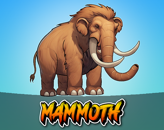 Mammoth - 2D Animated Character (Spriter) by Gamelauncher Shop