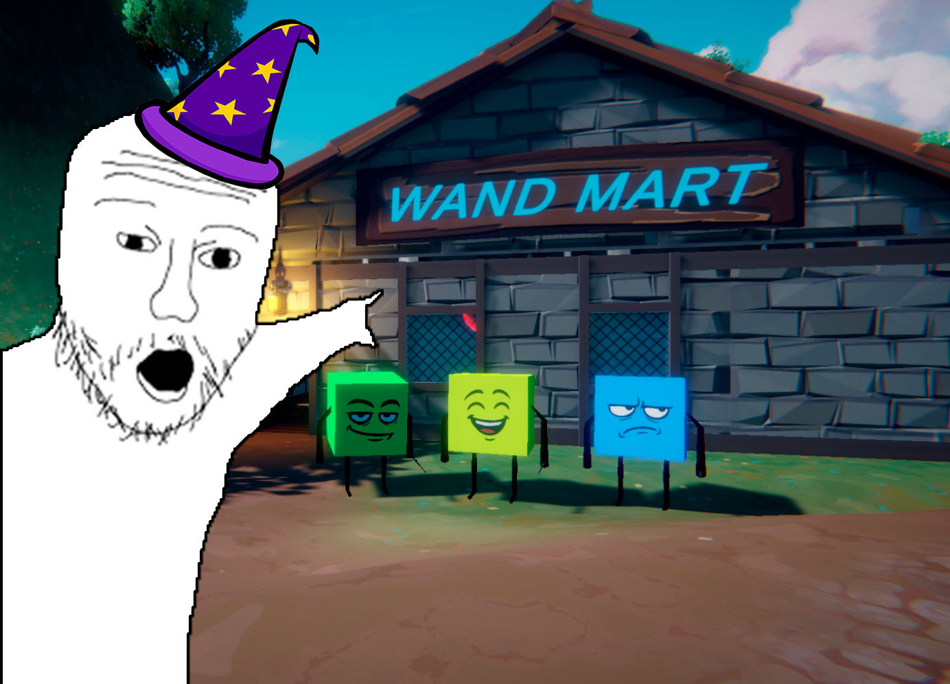Wand Mart - Magic shop with horror - itch.io