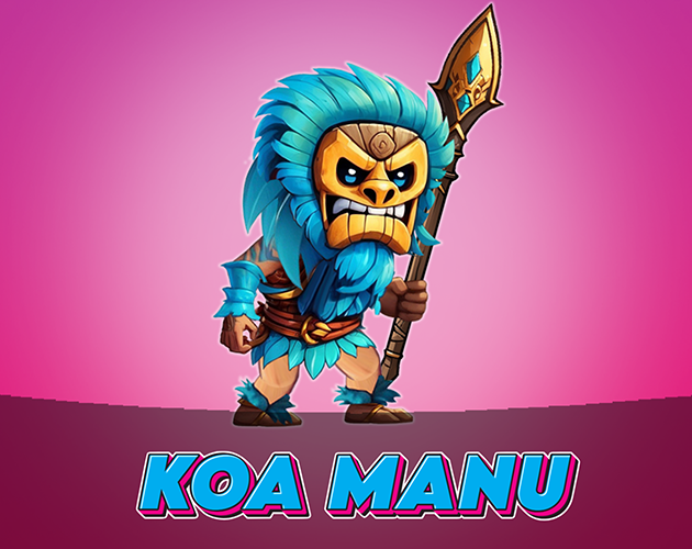 Koa Manu- 2D Animated Character (Spriter) by Gamelauncher Shop