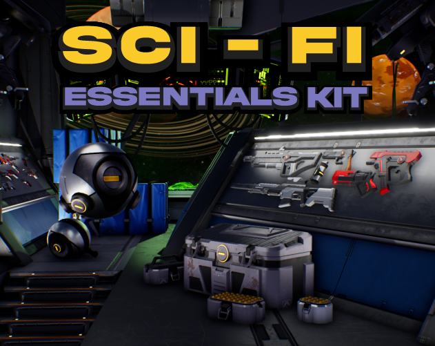 Sci-Fi Essentials Kit by Quaternius