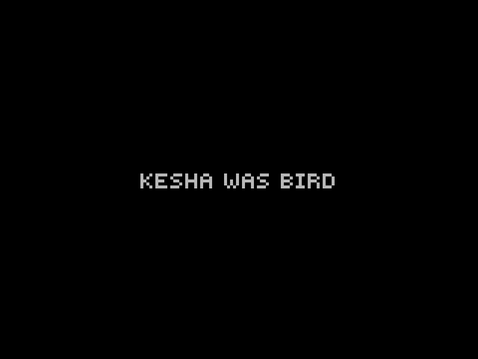 Kesha Was Bird Remaster by whoozle