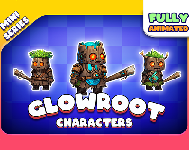 Glowroot- 2D Animated Character (Spriter) by Gamelauncher Shop