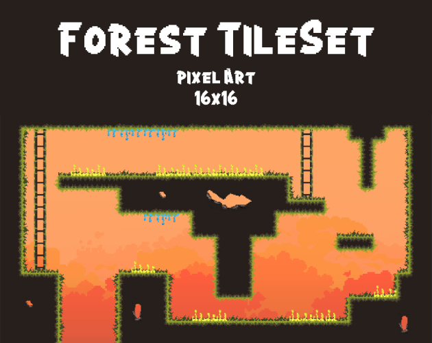 Forest Tileset by GamesBySpinola