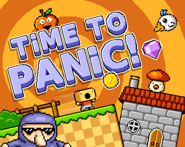 Time to Panic! by Jani Nykänen for Gamedev.js Jam 2025 - itch.io
