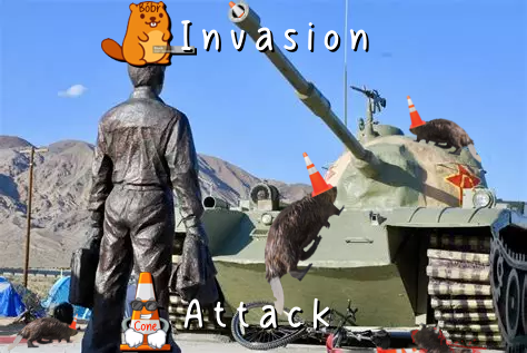 Bóbr Invasion - Cone Attack by AntoMega