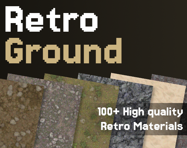 RetroGround - [100+ Retro Materials] by binbun3d