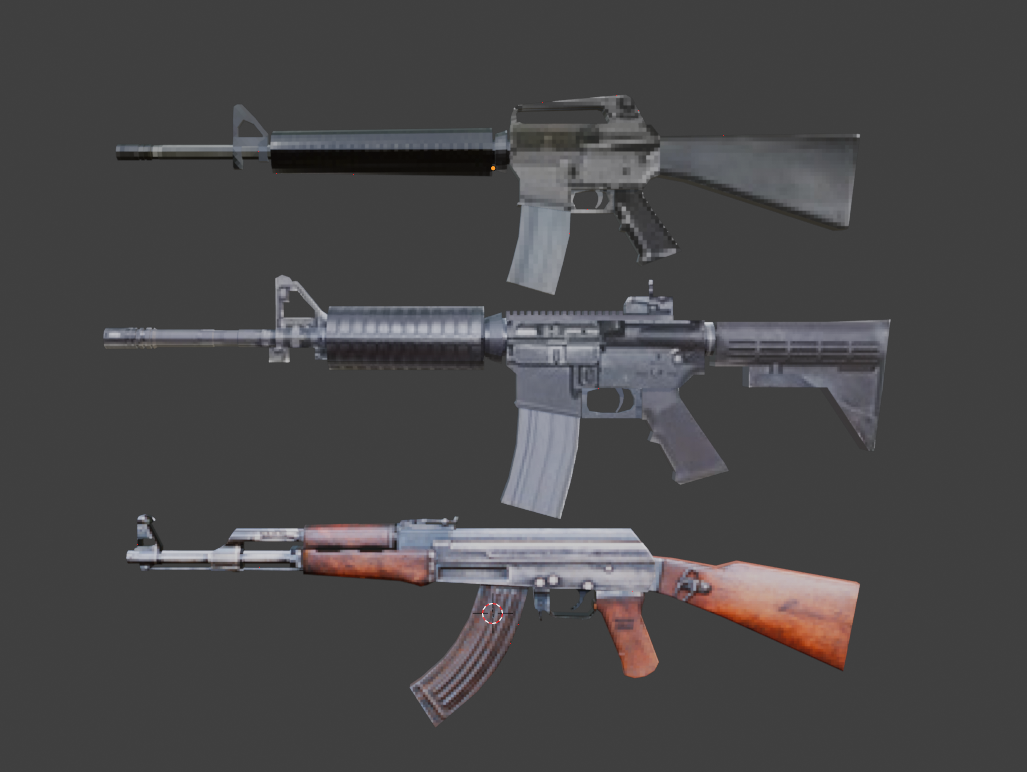 PSX Style AR pack by BigJigglyDev