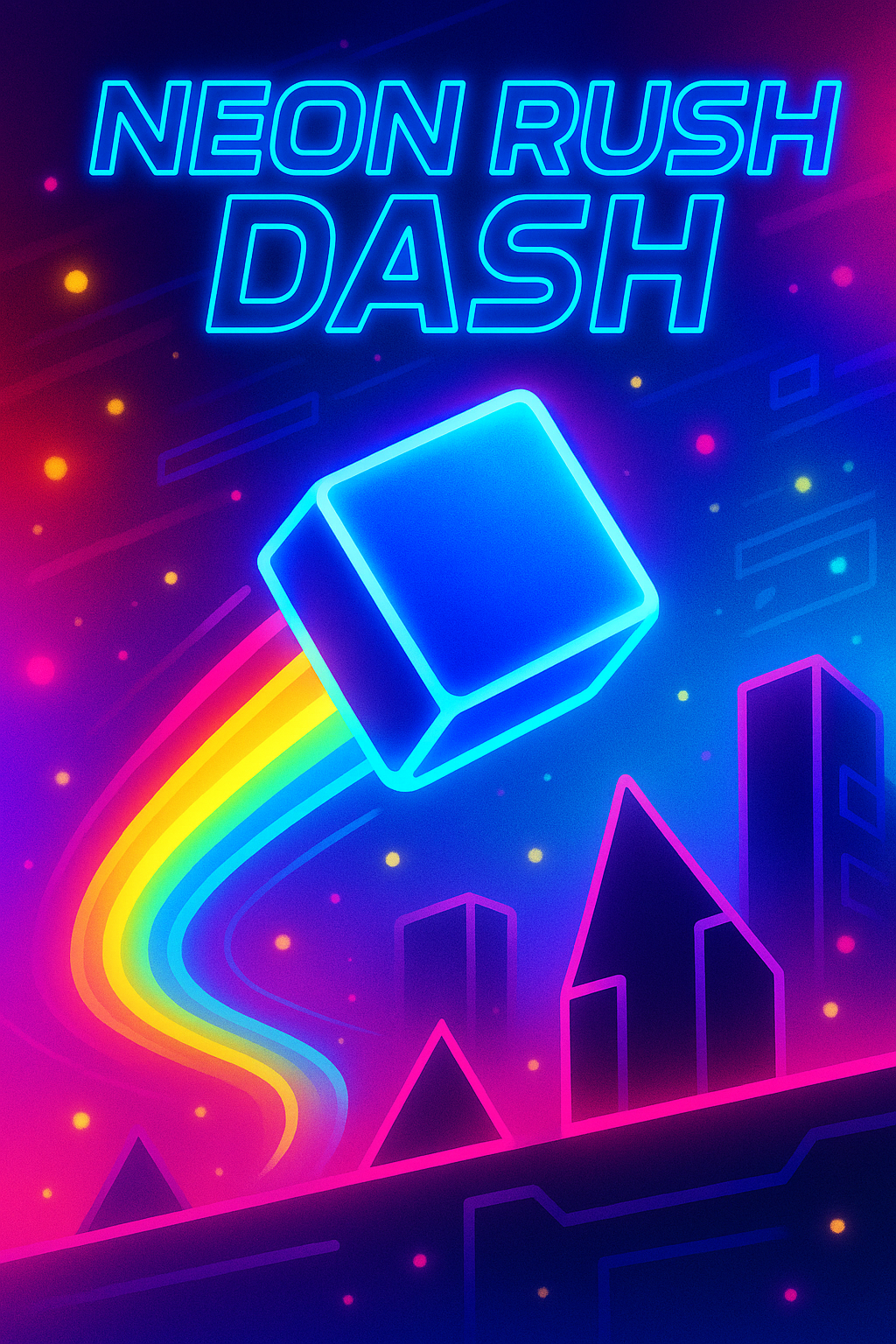 dash dash neon by kaydogames