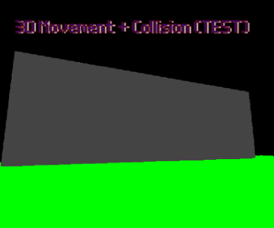 3D Movement + Collision (TEST) by Meowiilk
