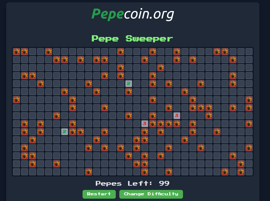 Pepe Sweeper by NoiseToSeeYou