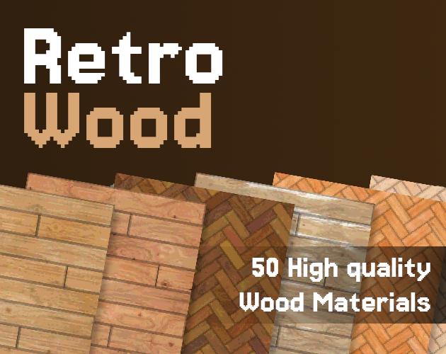 RetroWood - [50 Wood Materials] by Binbun