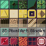 2D Pixel Art Blocks by phrbmr