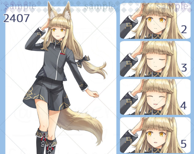 Anime Character Art Pack: 2407 - 6 Expressions | Image: Boy ...