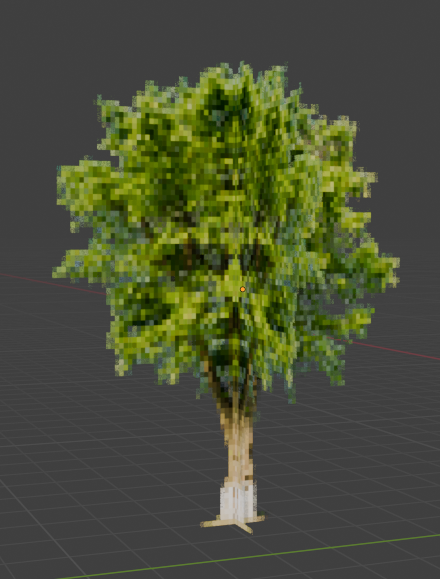 Pixelated tree assets by NNOOAAHH0883