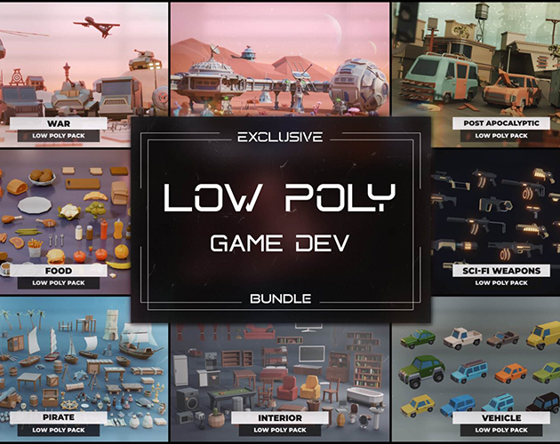 Low Poly Game Dev Bundle by Eldamar Studio