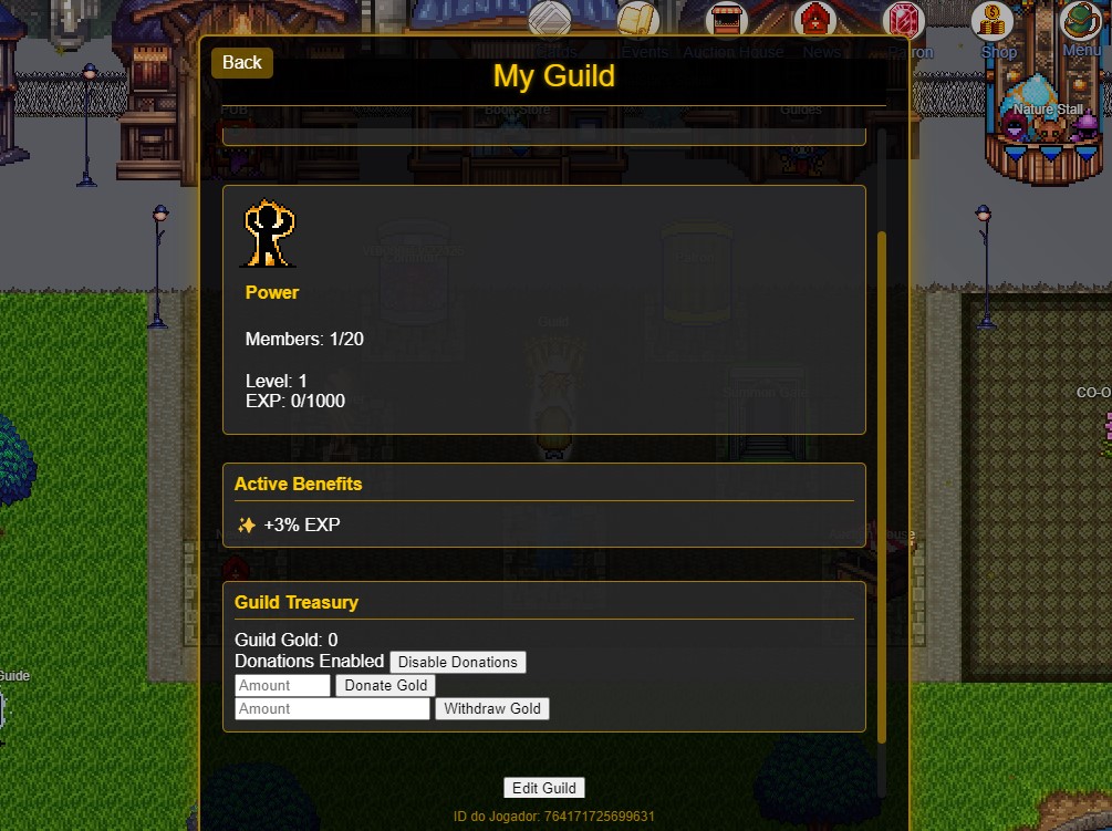 Guild system added! - Fantasy World Souls by Anderson Camilato