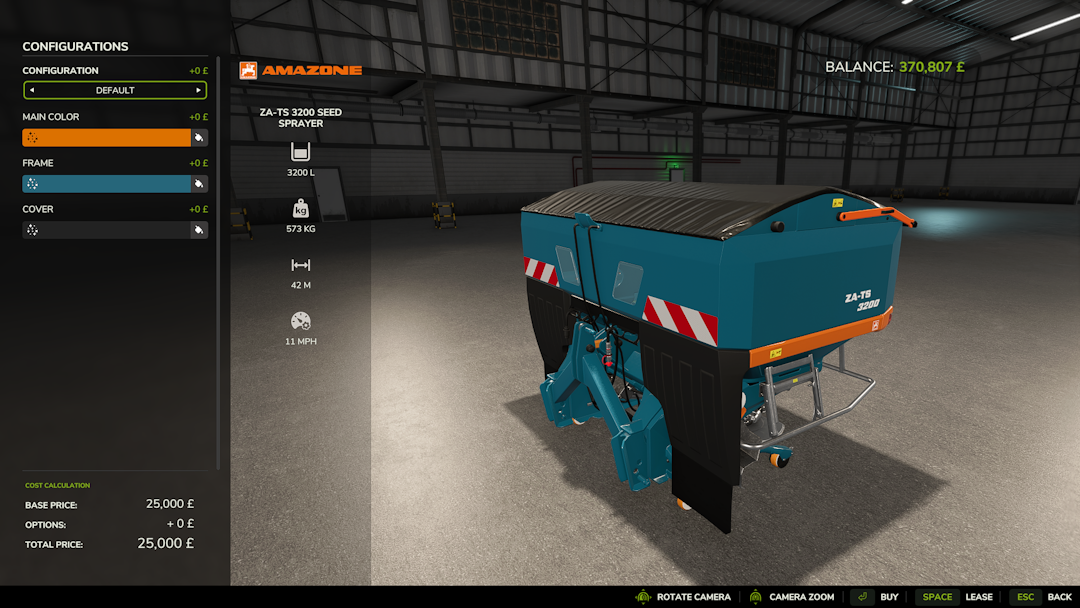 FS25 Amazone Seed Sprayer by Deathspledge