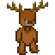 Deer Character Sprite by SharkusMK