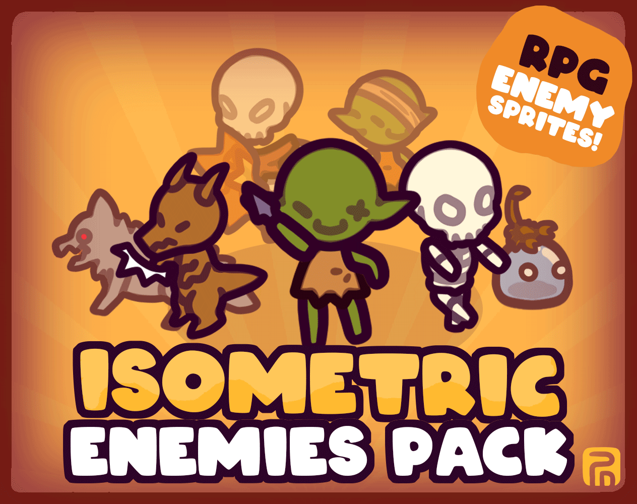 Isometric RPG Enemies (Characters) by Penzilla